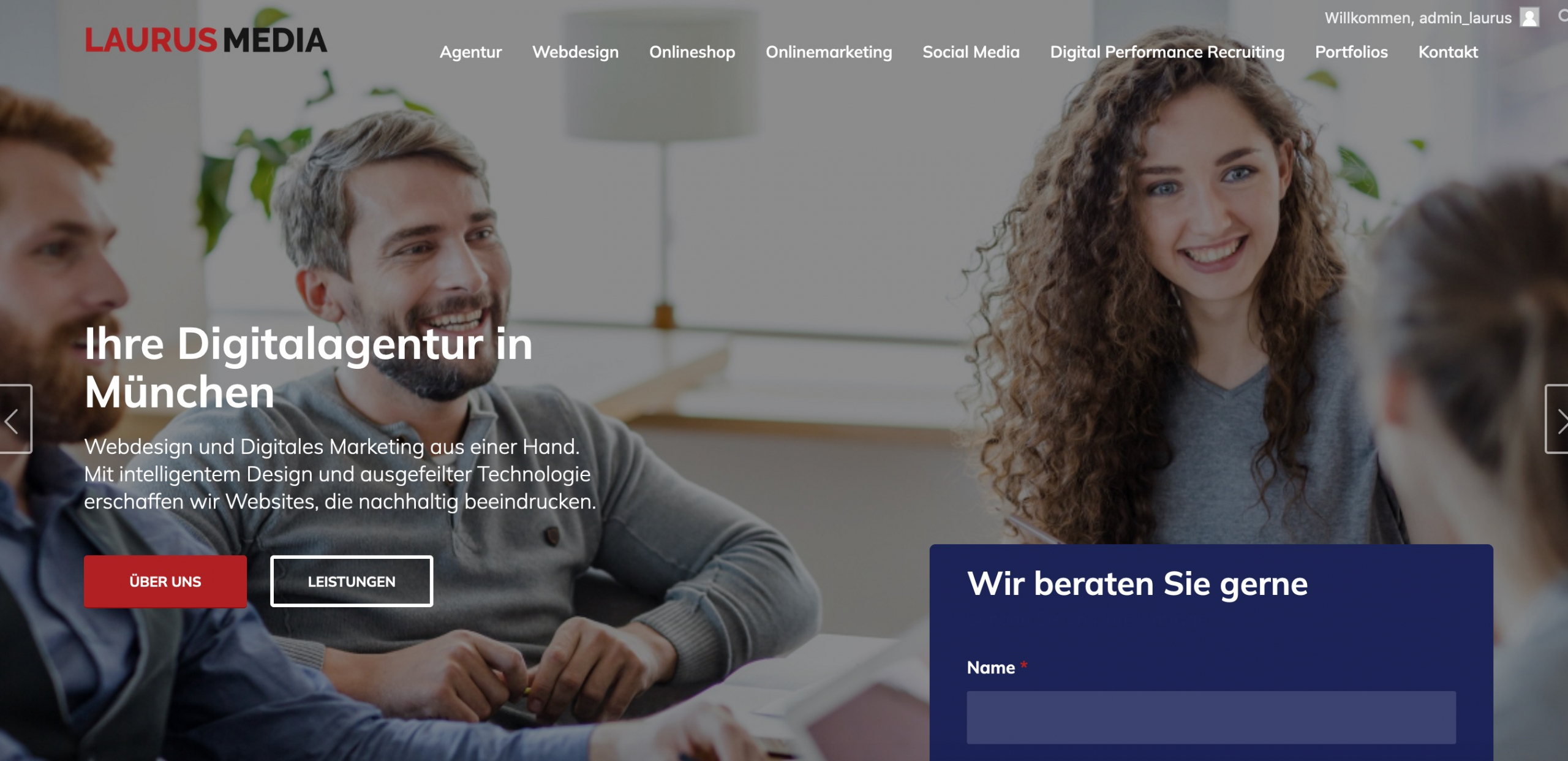 Laurus Media Agentur für Webdesign und Marketing in München